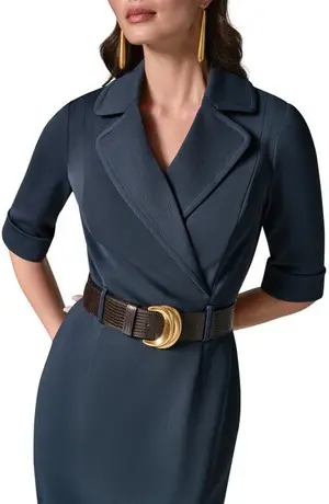 Donna Karan New York Belted Sheath Dress