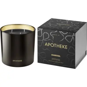 APOTHEKE Charcoal Three-wick Scented Candle - Black
