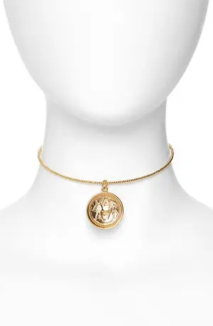 CHILD OF WILD Athena Coin Choker Necklace - Gold