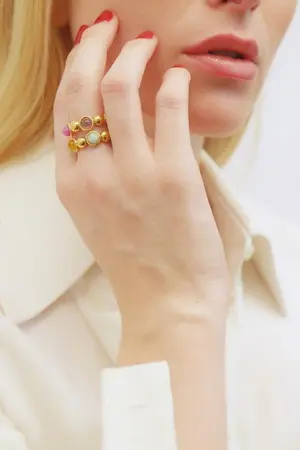 Sylvia Toledano Dots Double Ring