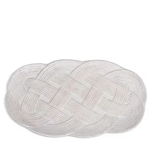 JULISKA Le Panier Mystic Knot 15 Hostess Tray - Whitewash