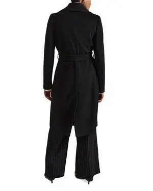 PHASE EIGHT Belted Coat - Black