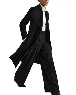 PHASE EIGHT Belted Coat - Black