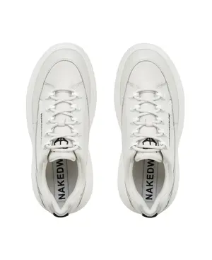 NAKED WOLFE Sprinter Platform Sneakers - White