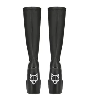NAKED WOLFE Spice Platform Boots - Black
