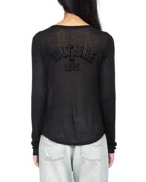 Zadig&Voltaire Tani Ribbed Top