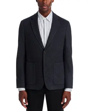 Theory Clinton City Knit Twill Jersey Blazer - Baltic Multi