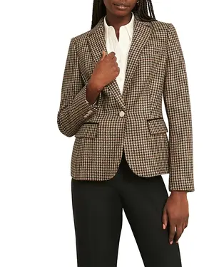 HOBBS LONDON Adeline Houndstooth Jacket