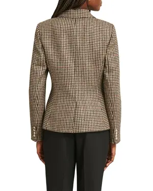 HOBBS LONDON Adeline Houndstooth Jacket