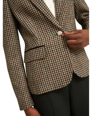 HOBBS LONDON Adeline Houndstooth Jacket