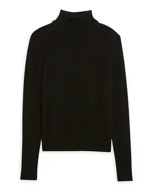 Theory Basic Turtleneck Pullover Sweater In Feather Cashmere