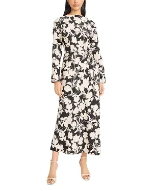 Maggy London Printed Maxi Dress