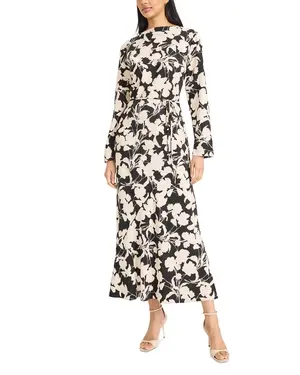 Maggy London Printed Maxi Dress