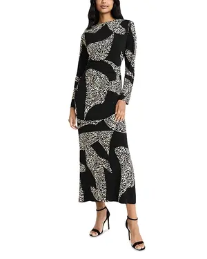 Maggy London Printed Maxi Dress