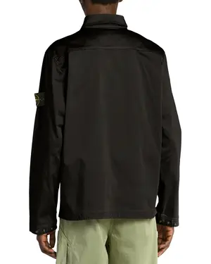 Stone Island Zip Front Shirt Jacket