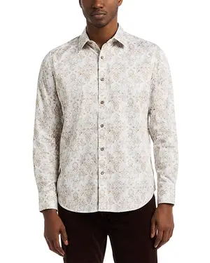 Robert Graham Delancey Button Down Shirt - Khaki