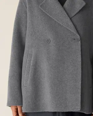Eileen Fisher Wool Trench Coat