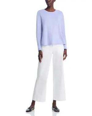 Eileen Fisher Jersey Knit Tee - Plume