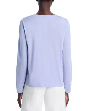 Eileen Fisher Jersey Knit Tee - Plume