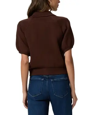 Paige Birch Polo Sweater - Tamarind
