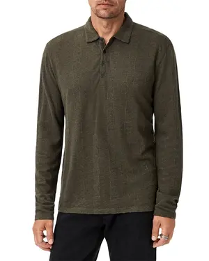 John Varvatos Long Sleeve Polos For Men
