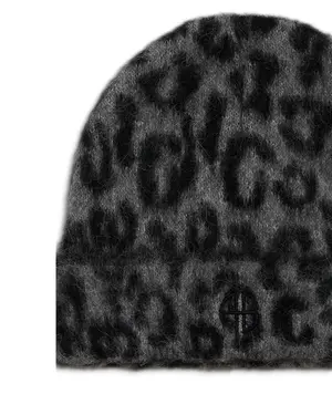 ANINE BING Elia Print Beanie