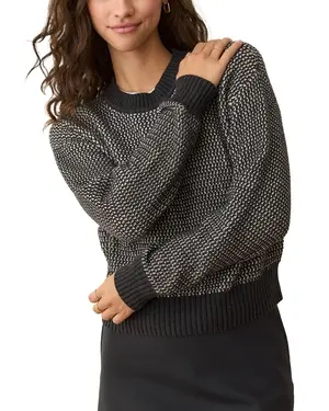 Marine Layer Robin Textured Crewneck Sweater