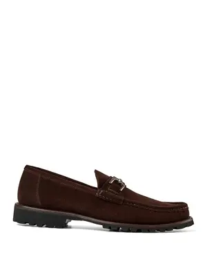 Bruno Magli Rocky Suede Loafers - Brown Suede
