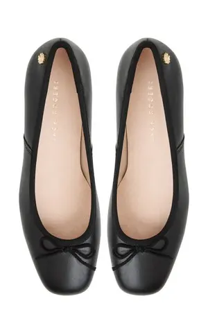 Jack Rogers Square Toe Block Heel Pumps - Black