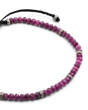 JAN LESLIE Faceted Gemstone Bracelet