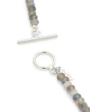 JAN LESLIE Gemstone Beaded Necklace - Labradorite