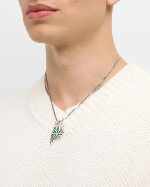 JAN LESLIE Sterling Charm Necklace