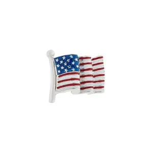 JAN LESLIE American Flag Lapel Pin - Multi