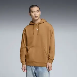 PUMA Essentials Relaxed Fleece Hoodie - Brown