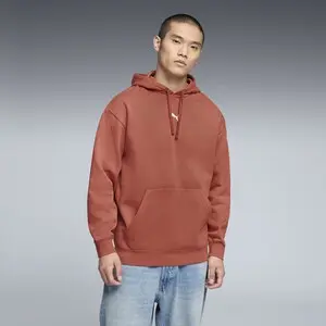PUMA Essentials Relaxed Fleece Hoodie - Red