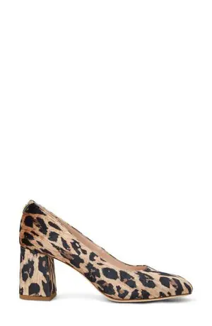 Jack Rogers Lenora Block Heel Pump - Leopard Multi