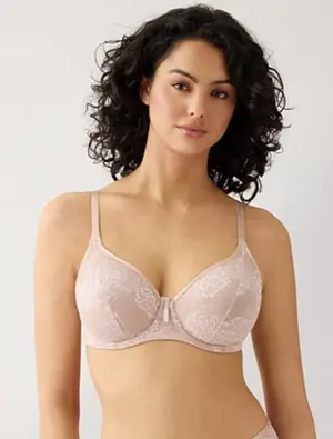 Wacoal Full Bloom Underwire Bra - Rose Dust