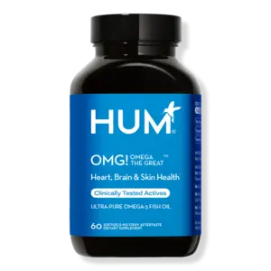 HUM Omg! Omega The Great For Brain, Heart + Skin Health Support - One-color