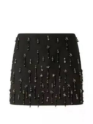 Pinko Beaded-embellished Mini Skirt