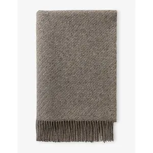 Johnstons Of Elgin Lofty Twill Cashmere Throw 190cm X 140cm - Peregrine