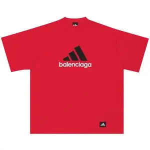 Balenciaga X Adidas Oversized T-shirt - Red