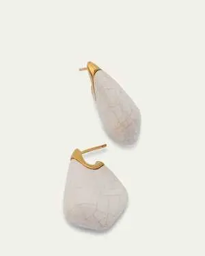 Bottega Veneta Fin Ceramic Earrings