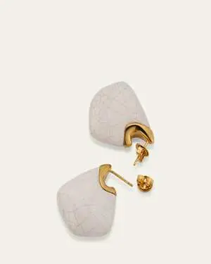 Bottega Veneta Fin Ceramic Earrings
