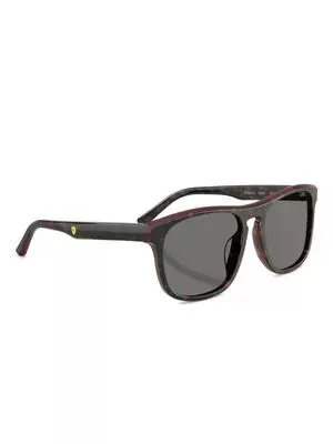 SCUDERIA FERRARI Tortoiseshell Square Sunglasses