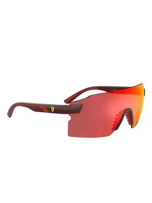 SCUDERIA FERRARI Shield-framed Sunglasses