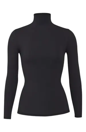SKIMS Fits Everybody Funnel Neck Top - Onyx