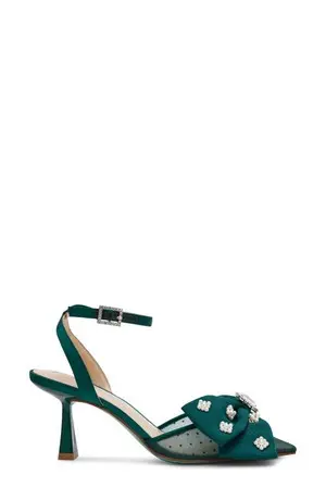 Betsey Johnson Mark Ankle Strap Pumps - Emerald