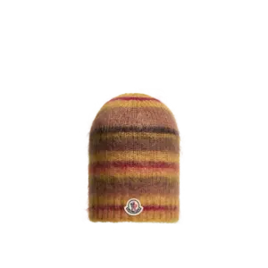 Moncler Striped Mohair Beanie - Multicolor