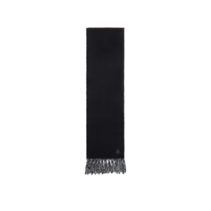 Moncler Wool & Alpaca Blend Scarf - Black
