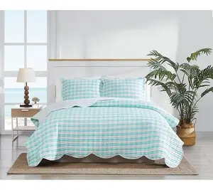 SCOUT Barnaby Checkham Full/queen Quilt Set - One-color